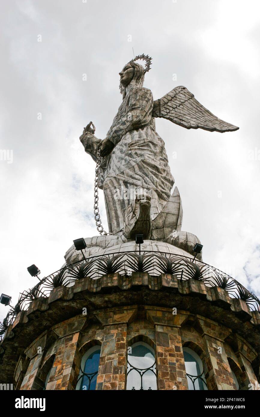 Statue, Quito, Ecuador Stock Photo - Alamy