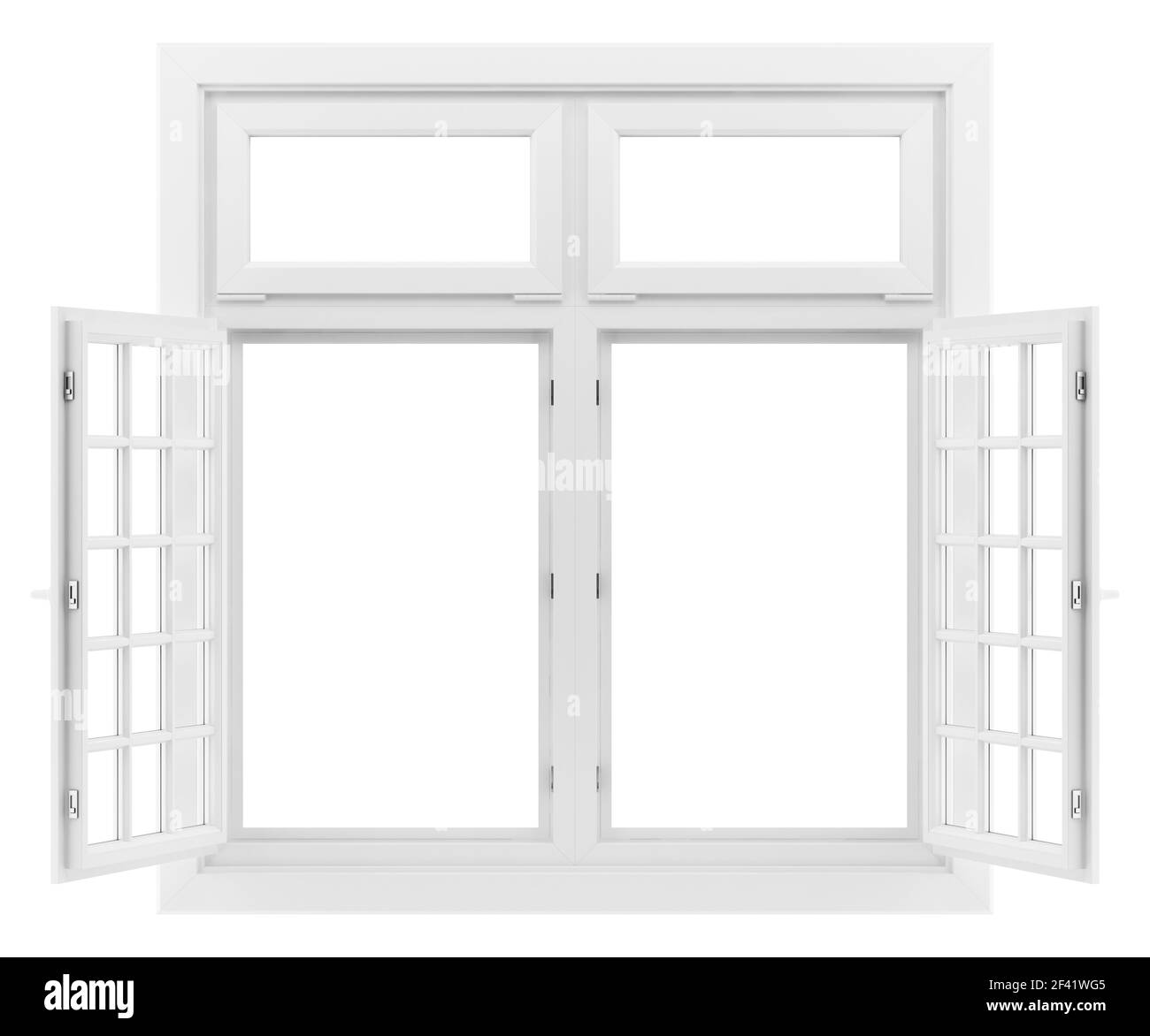White window frame background Cut Out Stock Images & Pictures - Alamy