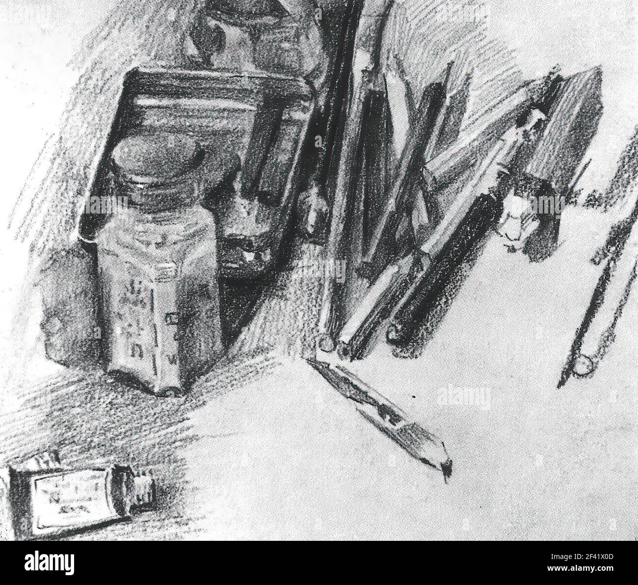 Mikhail Vrubel - Pencils 1905 Stock Photo - Alamy