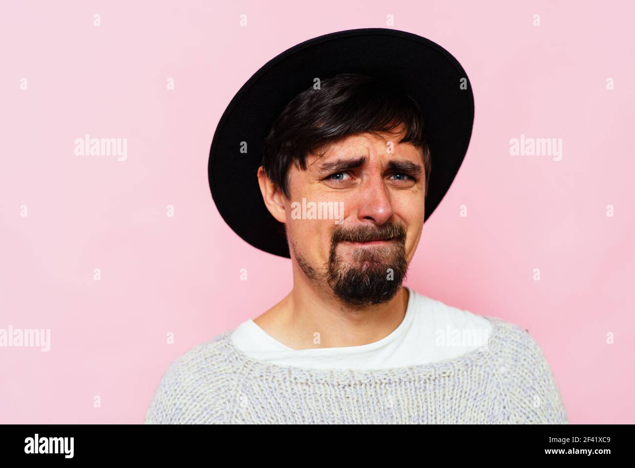 The man is sad Stock Photo - Alamy