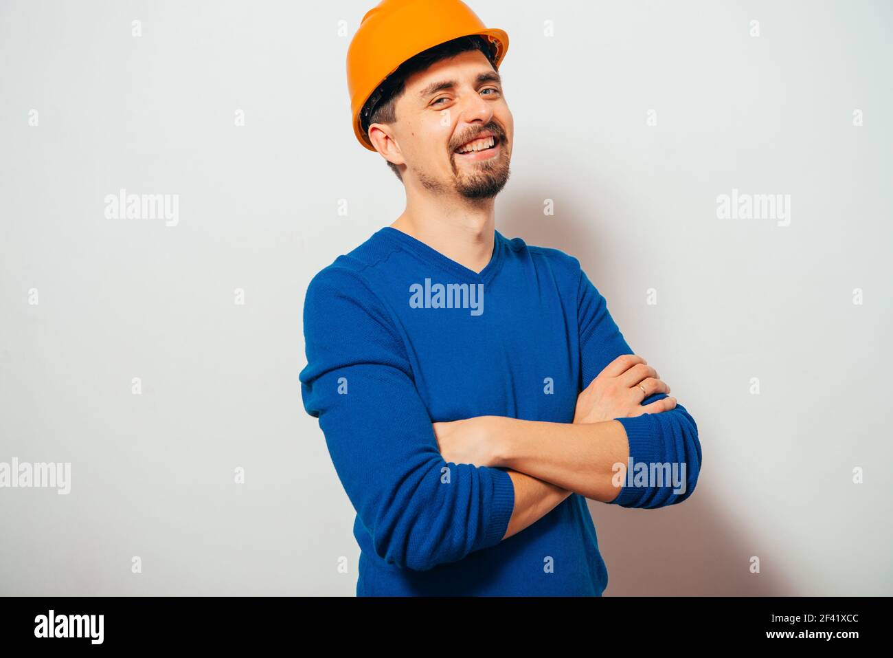 Construction worker builder hi-res stock photography and images - Alamy