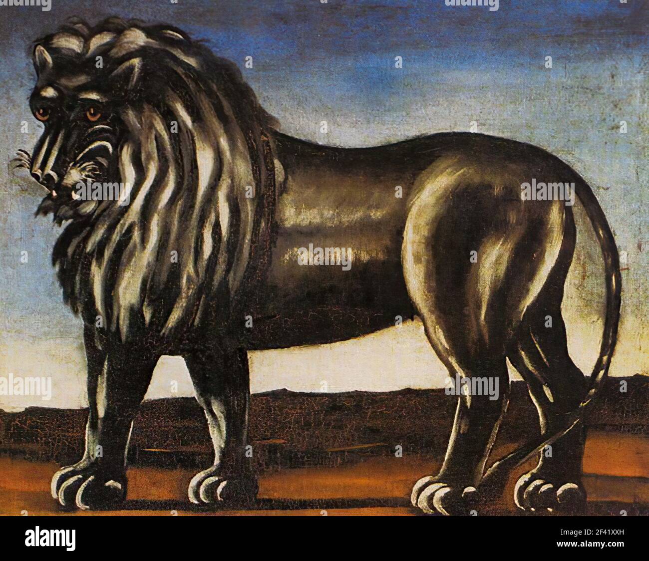 Niko Pirosmani - Black Lion Stock Photo - Alamy