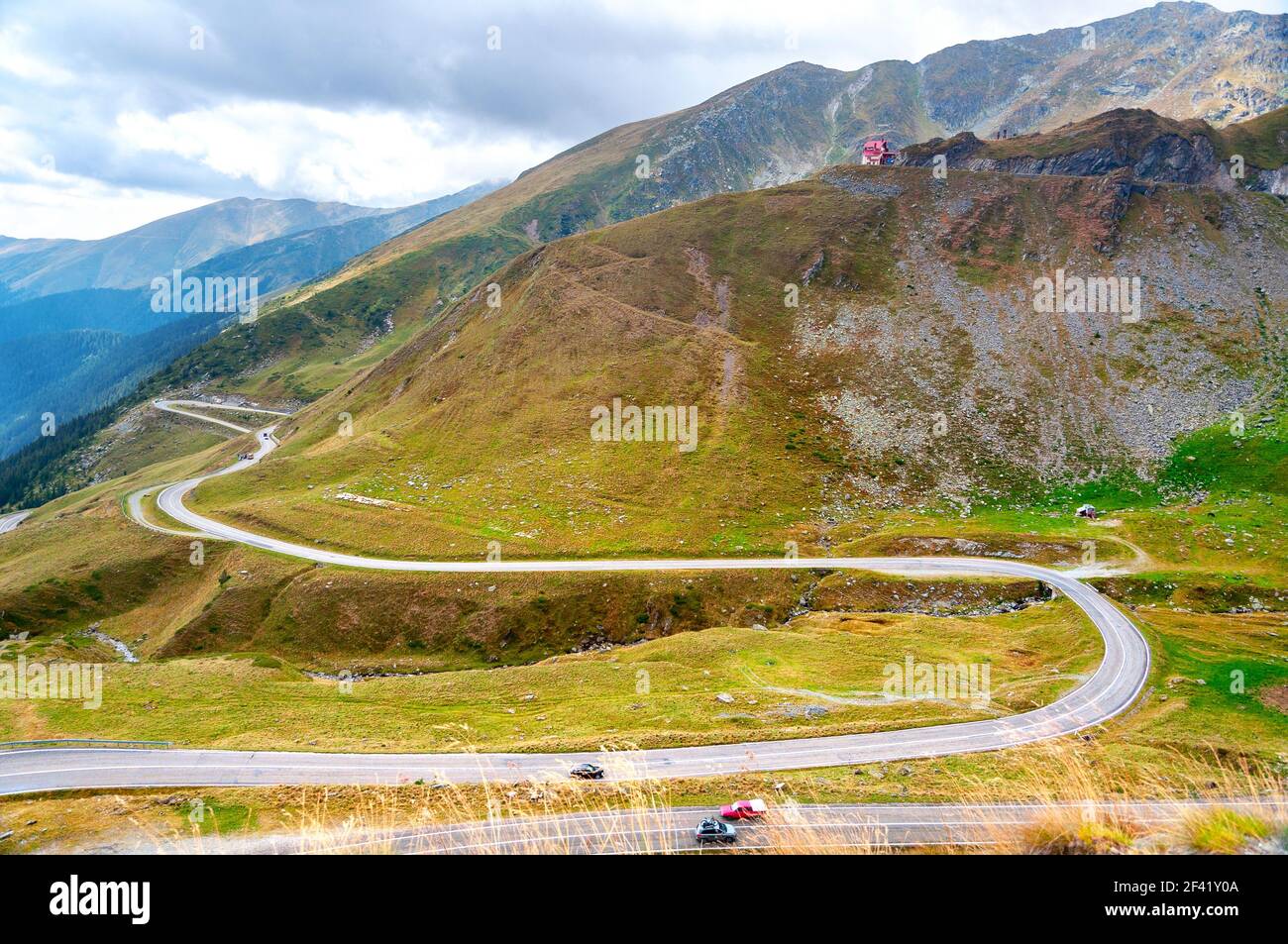 Romania mountain road scenery hi-res stock photography and images - Alamy