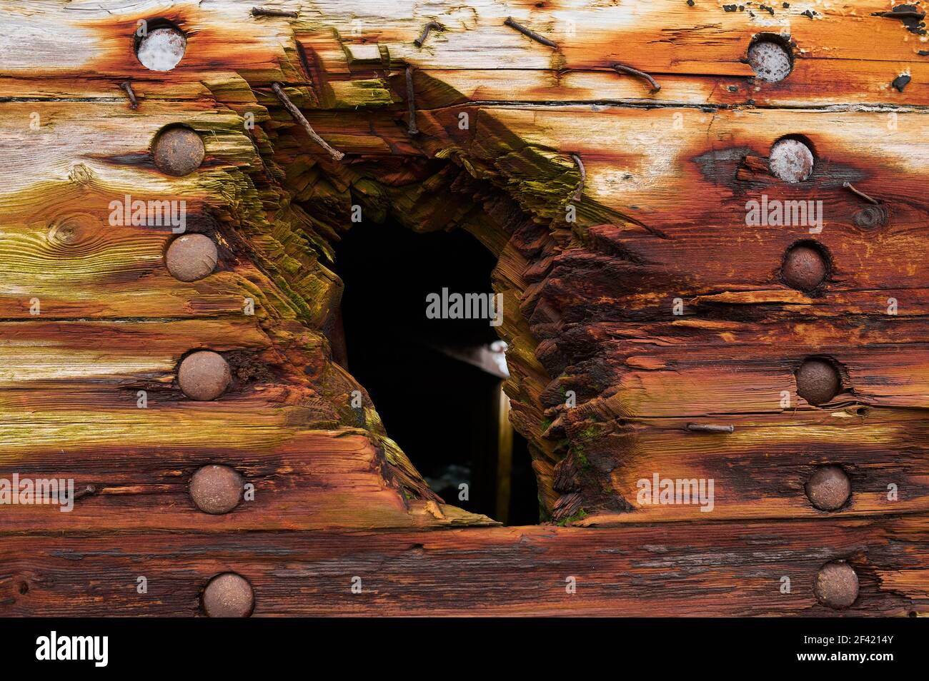 Close up surface of old wooden boat, of old shipyard side Stock Photo ...
