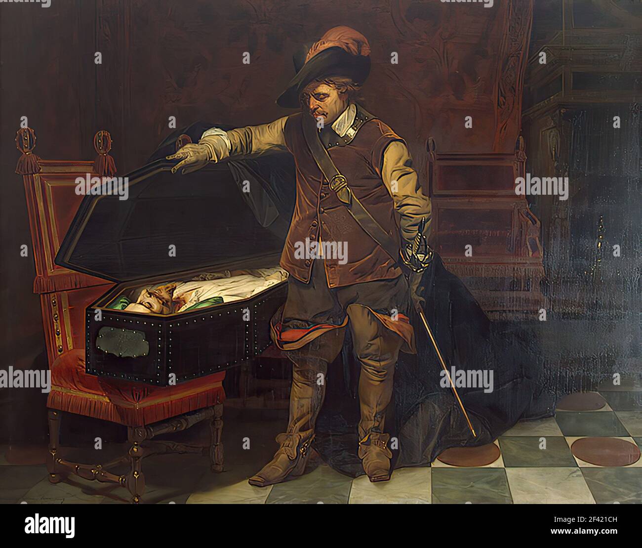 Delaroche cromwell hi-res stock photography and images - Alamy