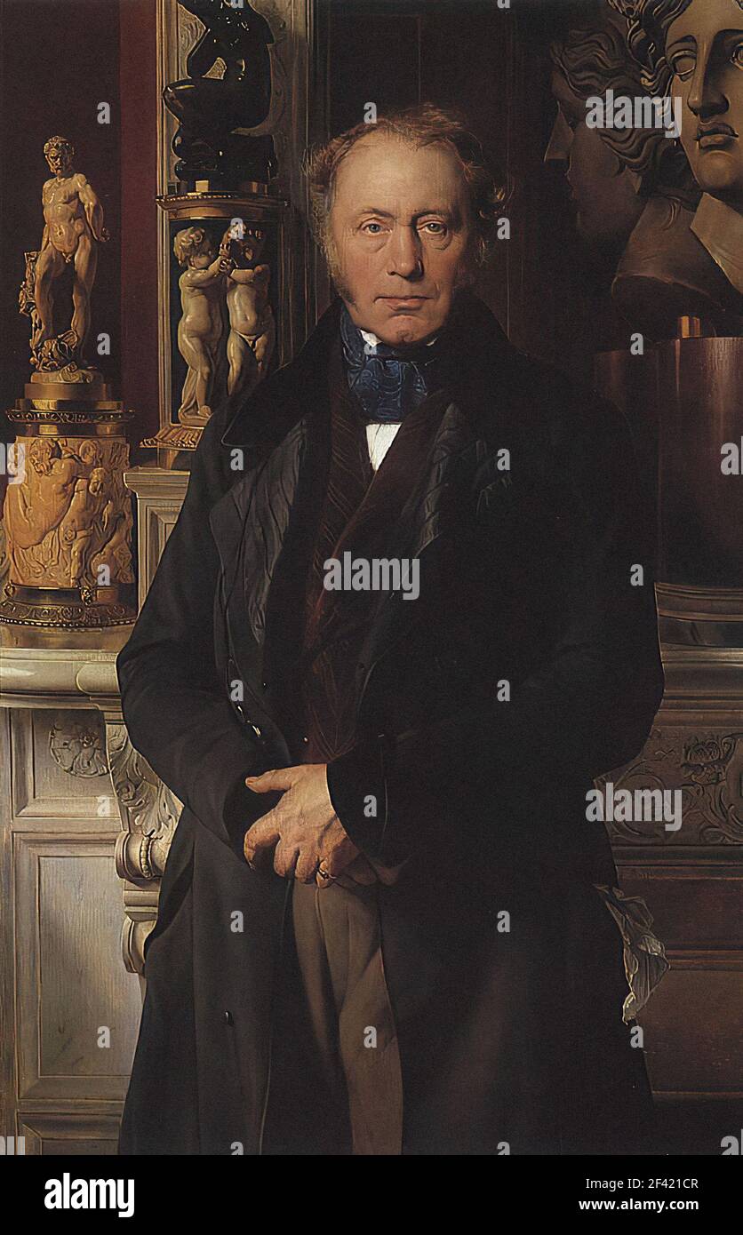 Paul Delaroche - Portrait 18 Stock Photo - Alamy