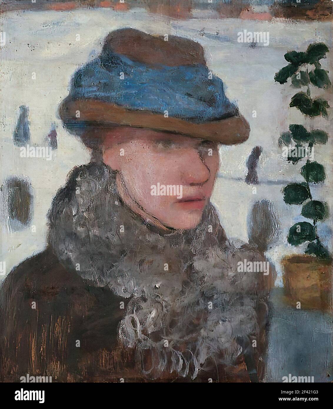 Paula Modersohn-Becker - Portrait Marth Vogeler Stock Photo - Alamy
