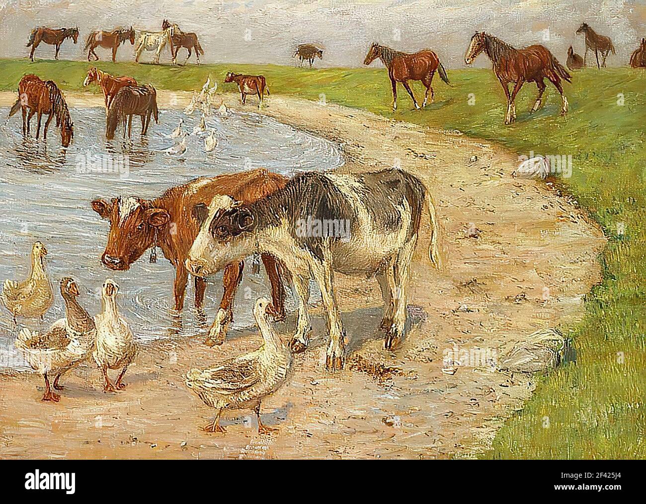 Theodor Philipsen - Large Reservoir Saltholm 1911 Stock Photo - Alamy