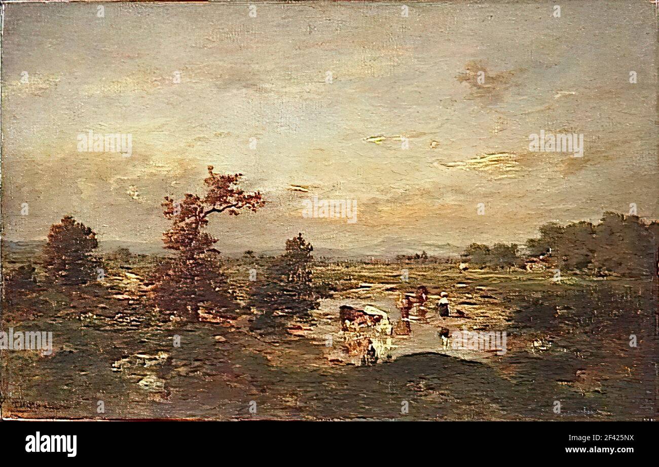 Theodore rousseau 1855 hi-res stock photography and images - Alamy