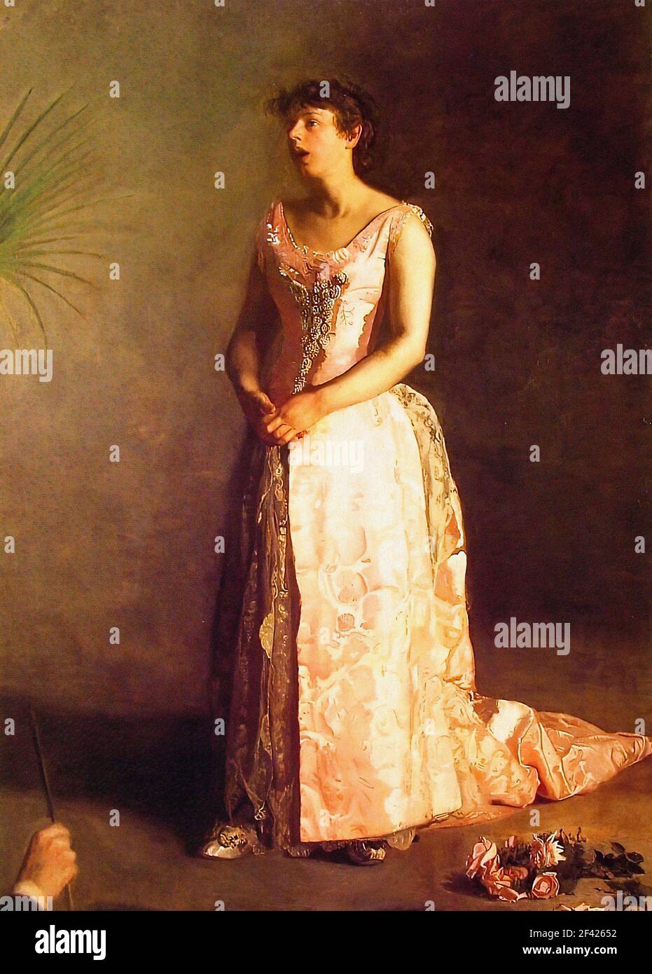 Thomas Eakins - Concert Singer 1890 Stock Photo - Alamy