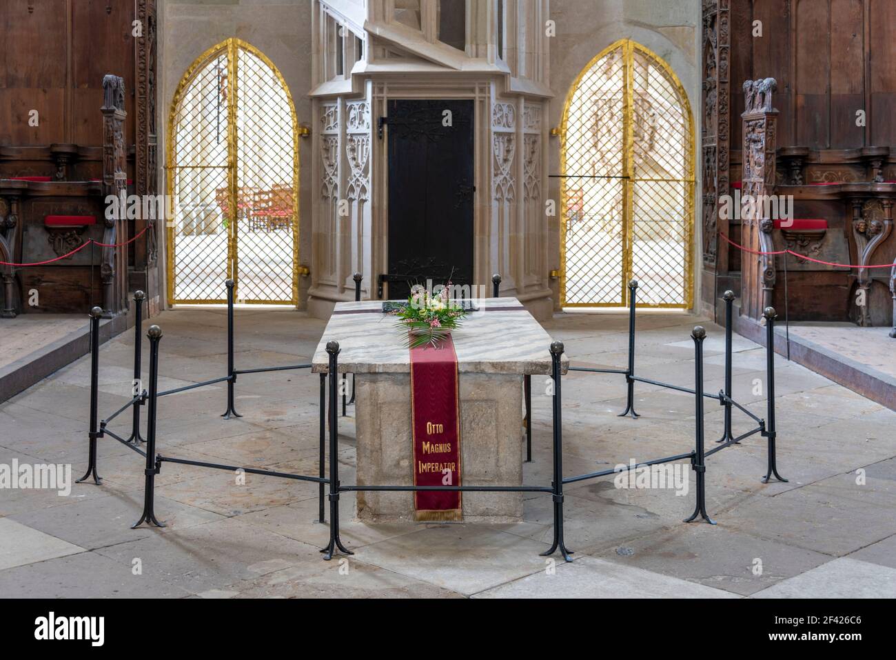 Sarcophagus Of Emperor Otto I In Magdeburg Cathedral High Resolution ...