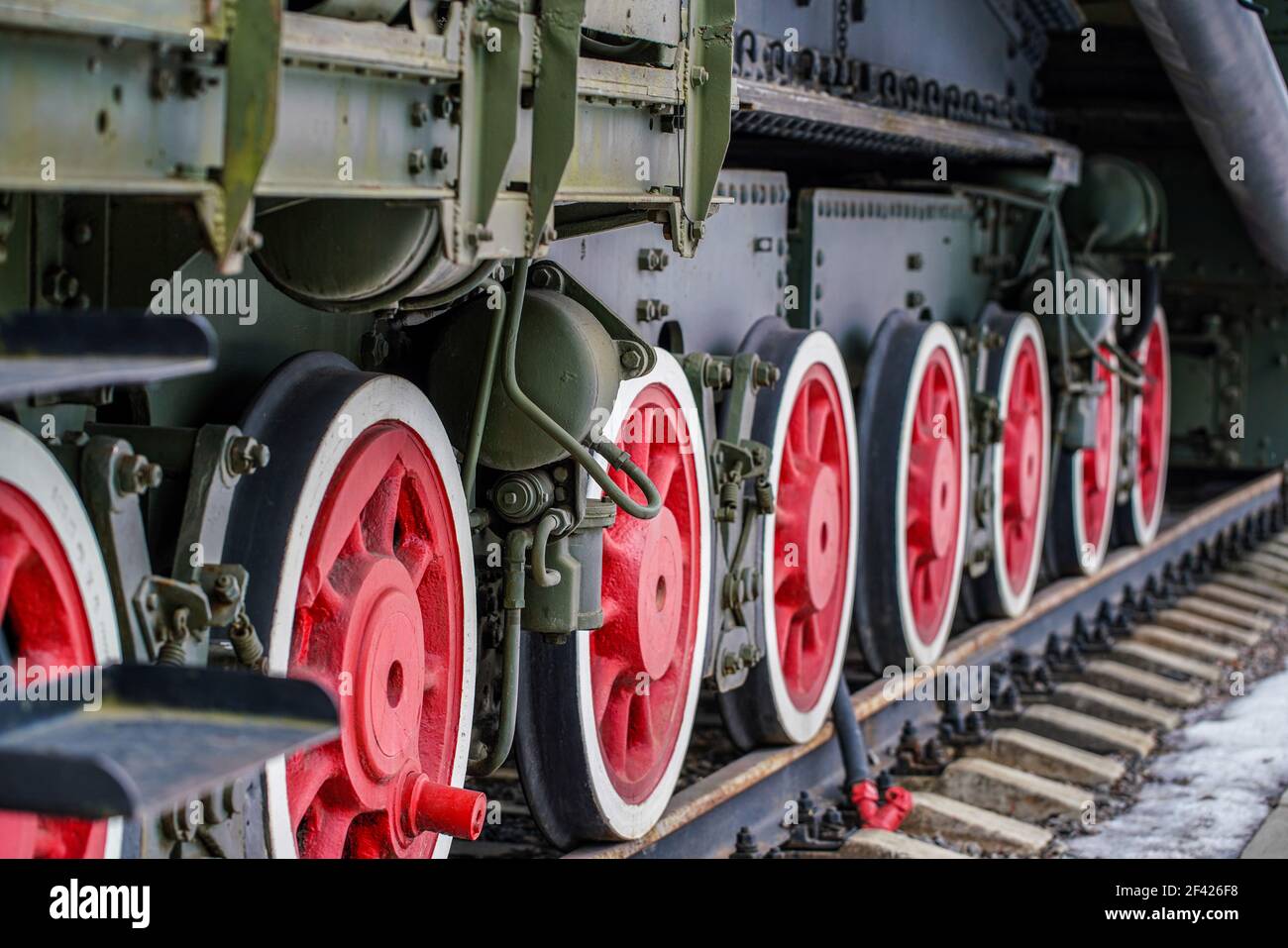 Steam locomotive wheel mechanism hi-res stock photography and images ...