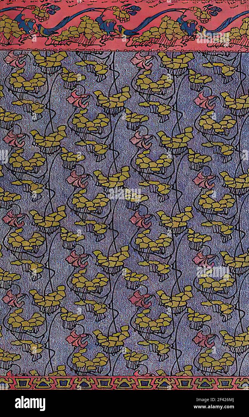 Thomas Eckmann - Wallpaper Design 1899 Stock Photo - Alamy