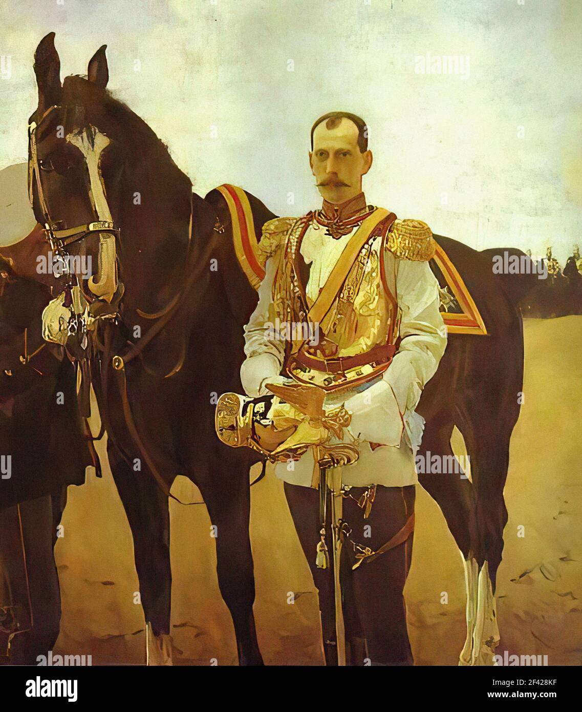 Valentin Serov - Portrait Grand Duke Pavel Alexandrovich 1897 Stock ...