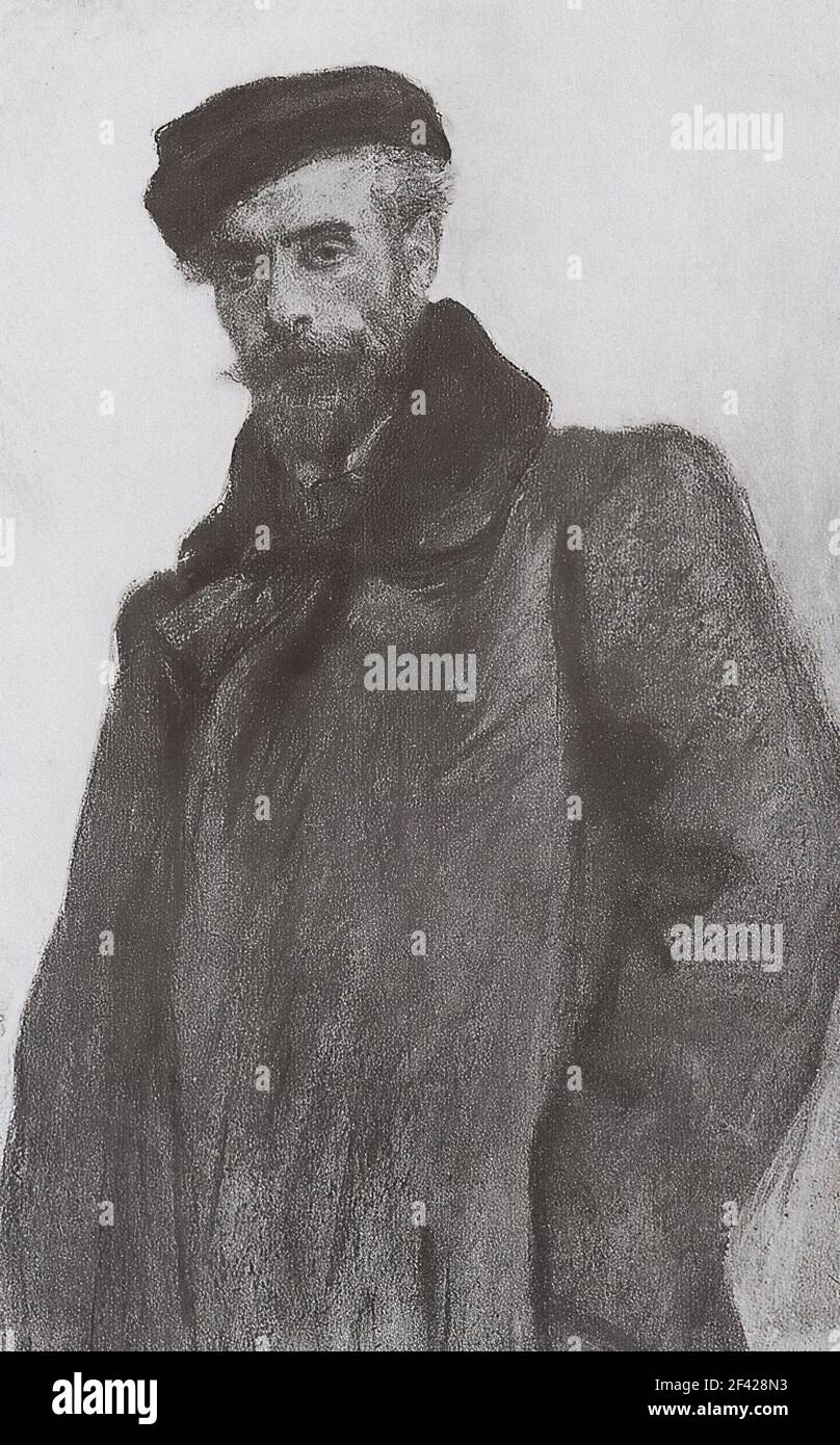 Valentin Serov - Portrait Artist Isaac Levitan 1900 Stock Photo - Alamy