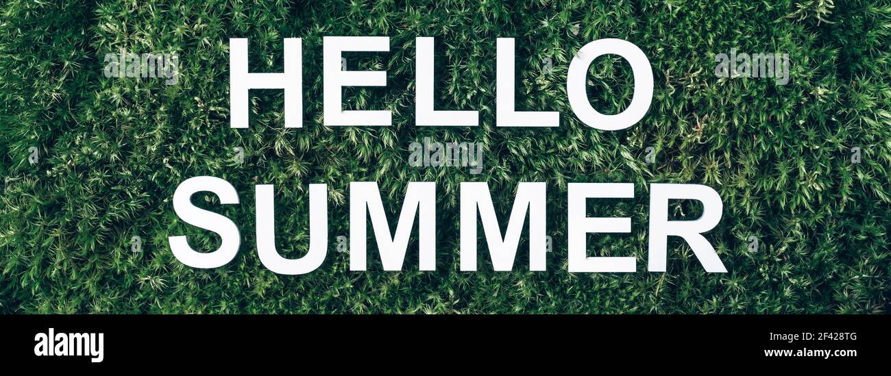 Hello Summer High Resolution Stock Photography and Images - Alamy