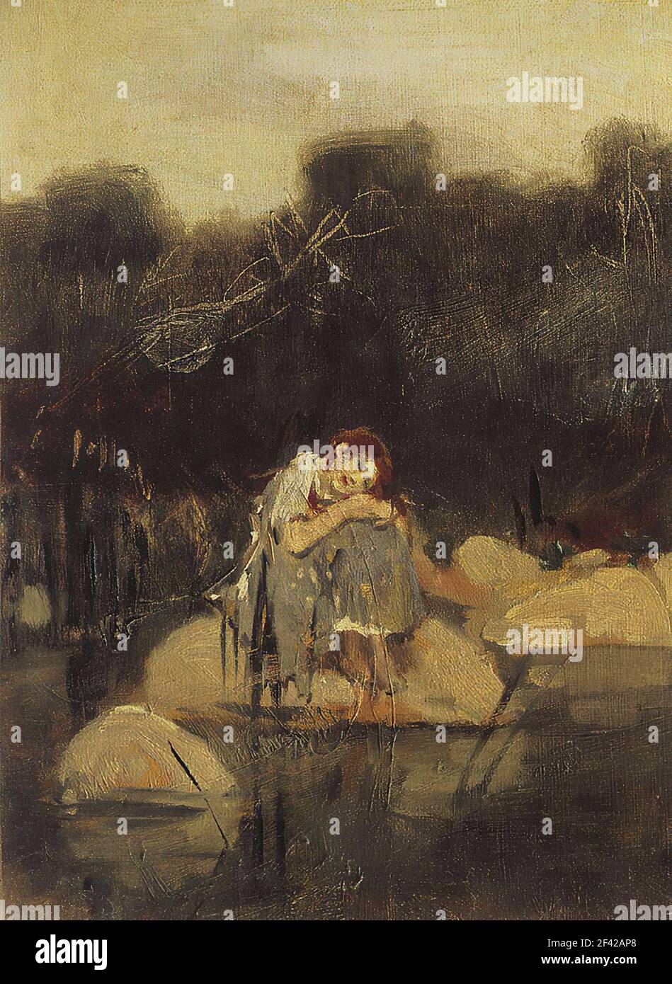 Viktor Vasnetsov - Alyonushka 1880 Stock Photo - Alamy