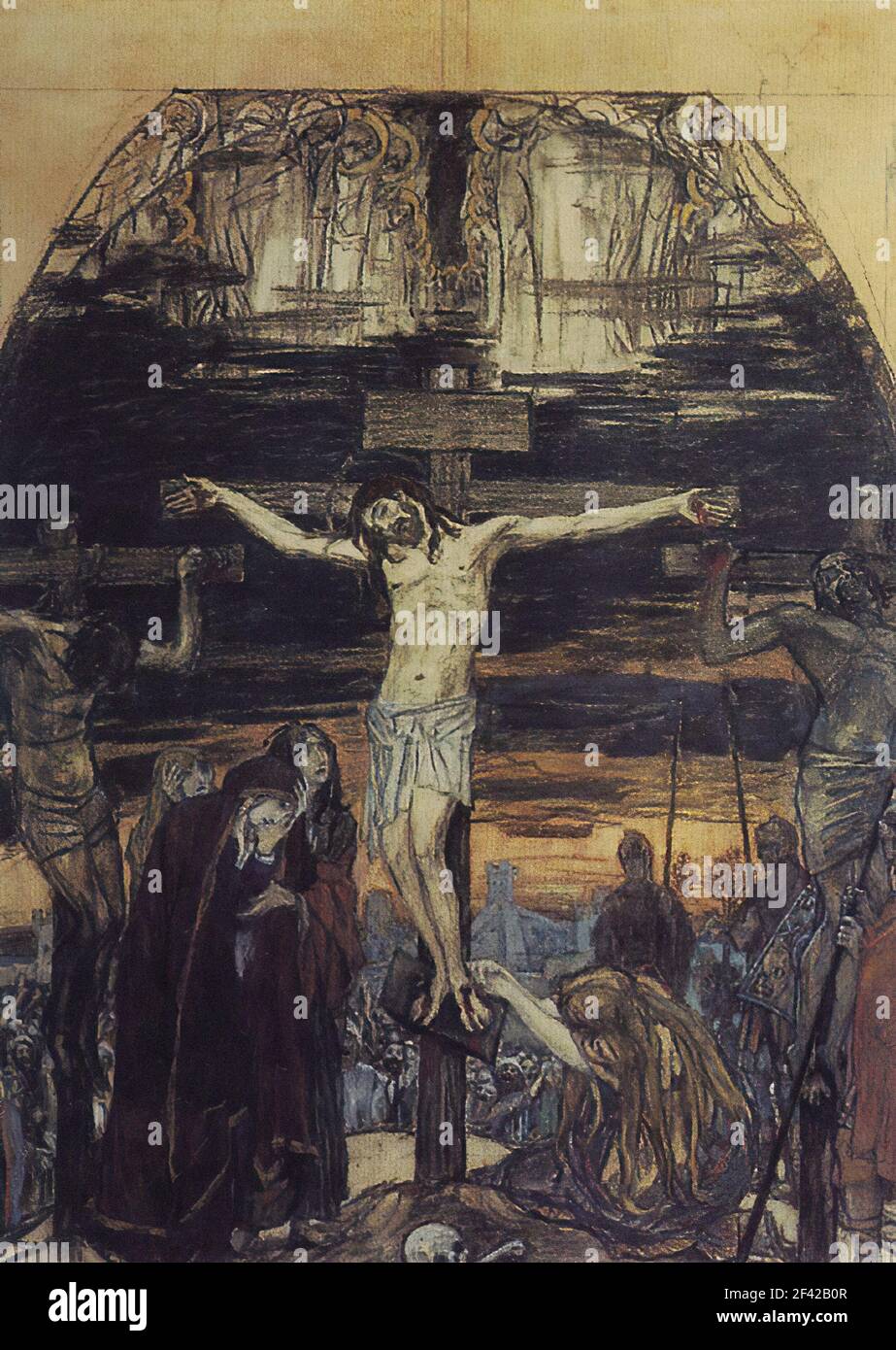 Viktor Vasnetsov - Crucifixion 1904 Stock Photo - Alamy