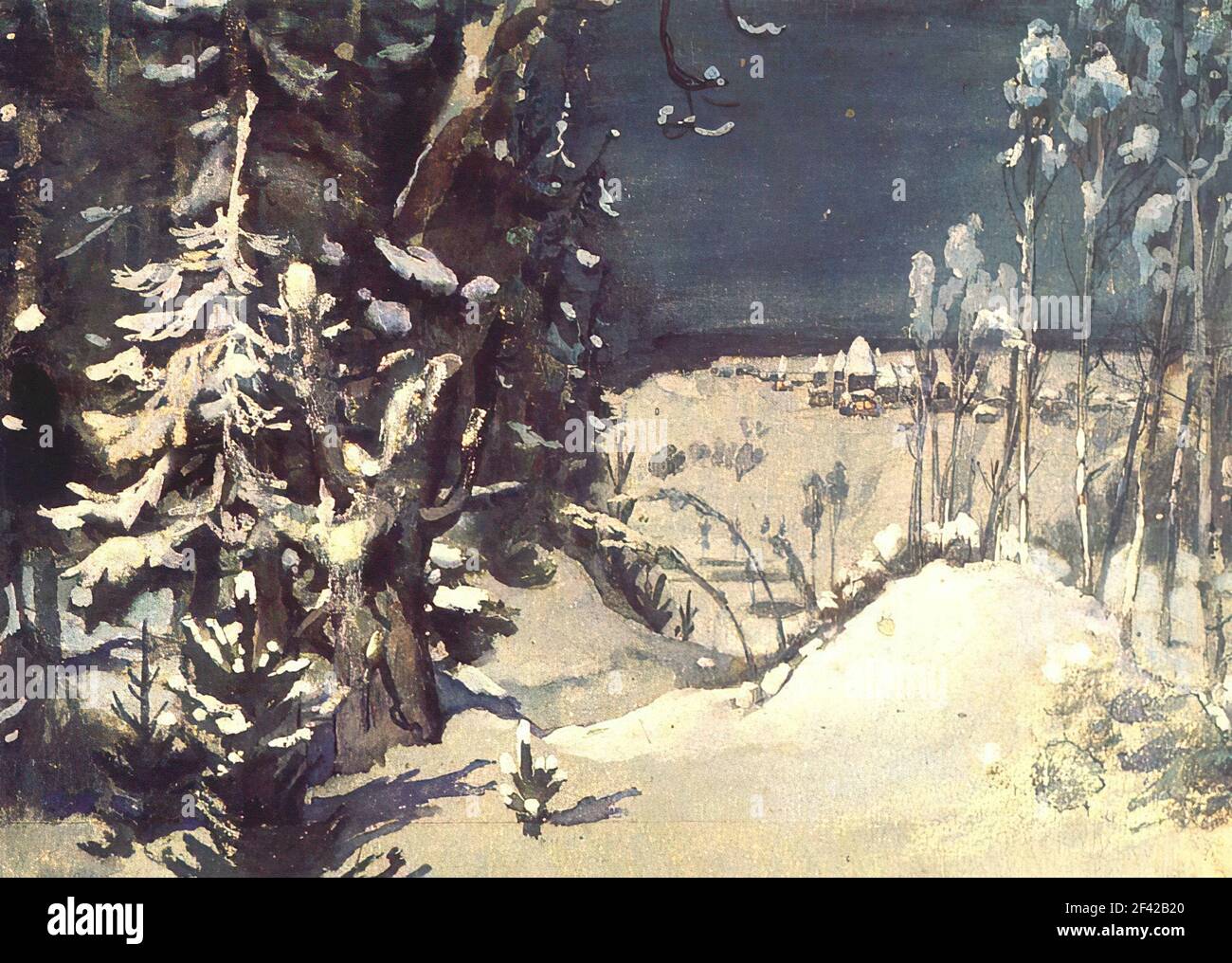 Viktor Vasnetsov - Prologue 1885 Stock Photo - Alamy