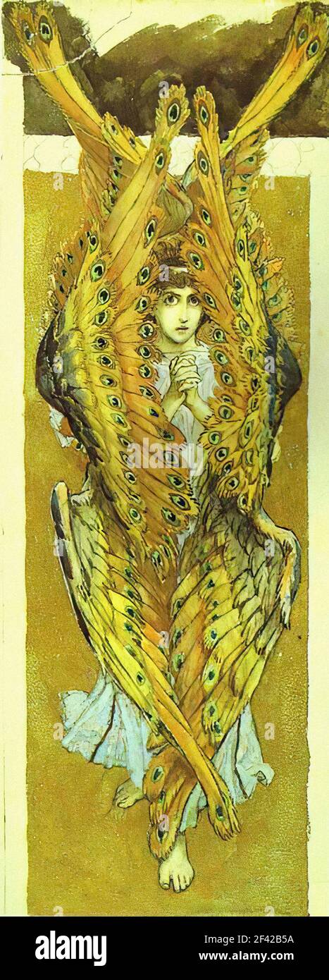 Viktor Vasnetsov - Seraphim 1896 Stock Photo - Alamy