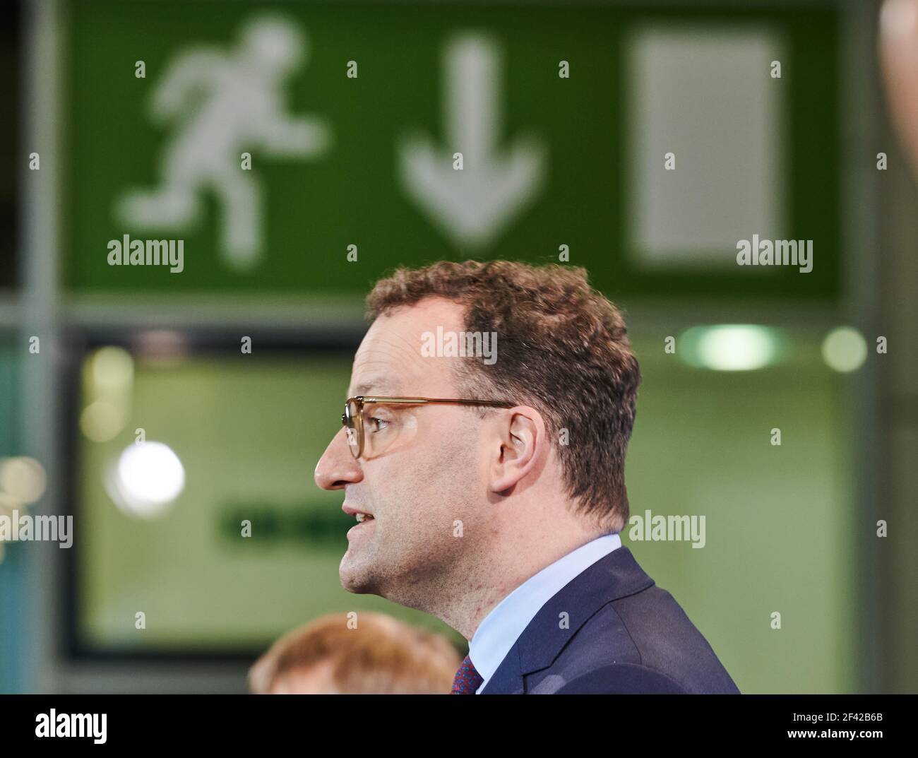 Berlin, Germany. 18th Mar, 2021. Health Minister Jens Spahn ( CDU ...