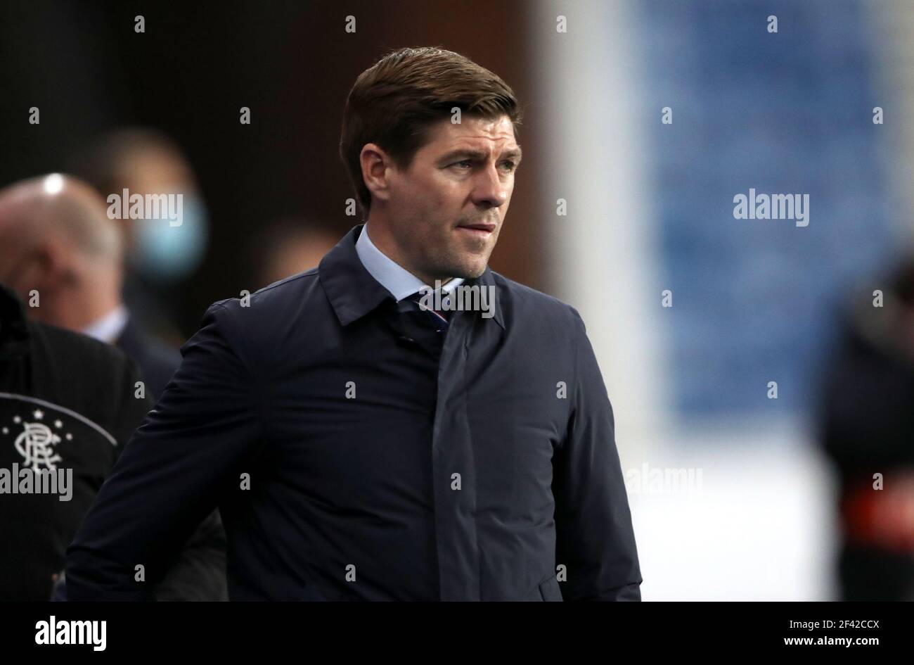 Rangers manager Steven Gerrard during the UEFA Europa League Round of ...