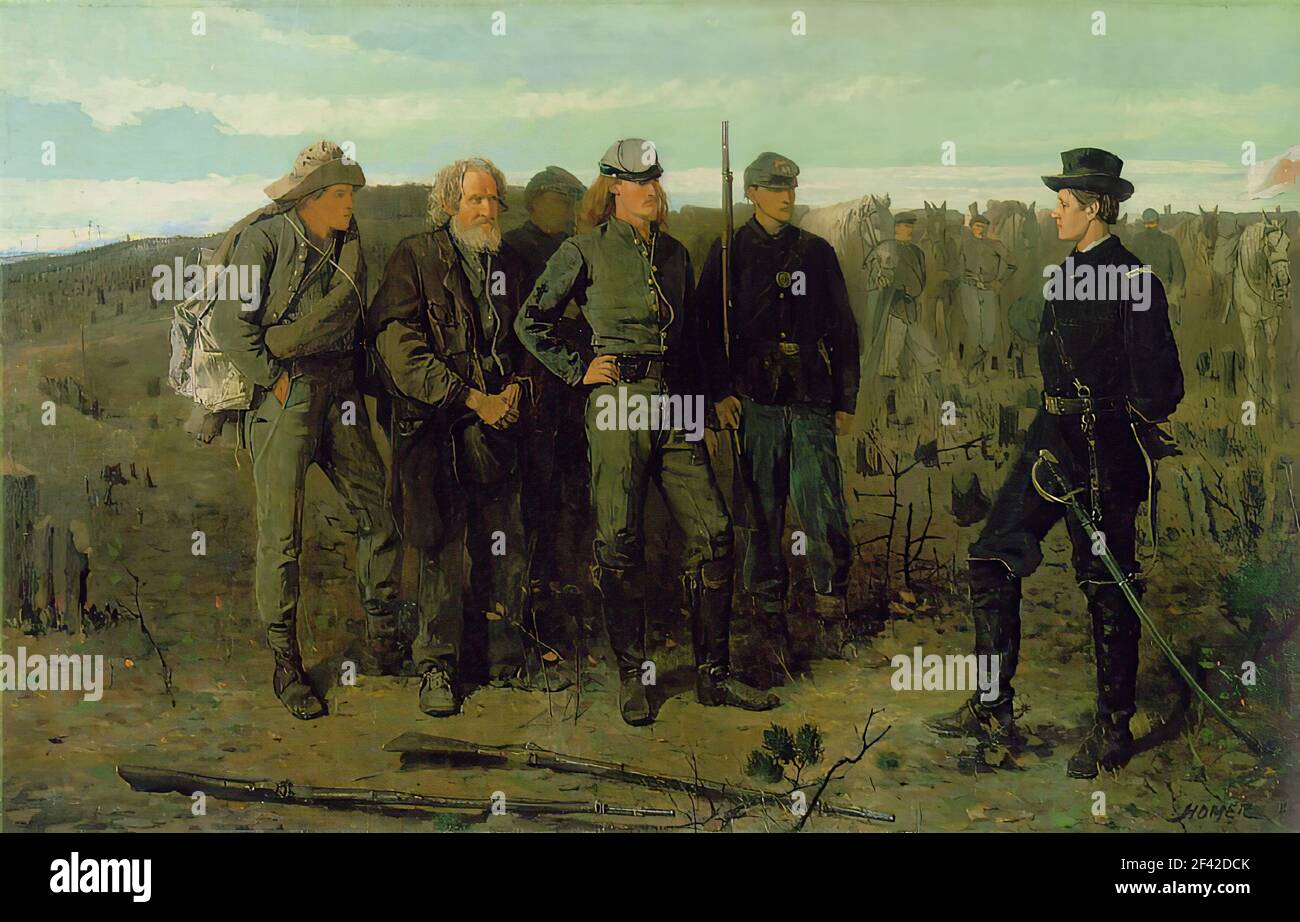 Winslow Homer - Prisoners Front 1866 Stock Photo - Alamy