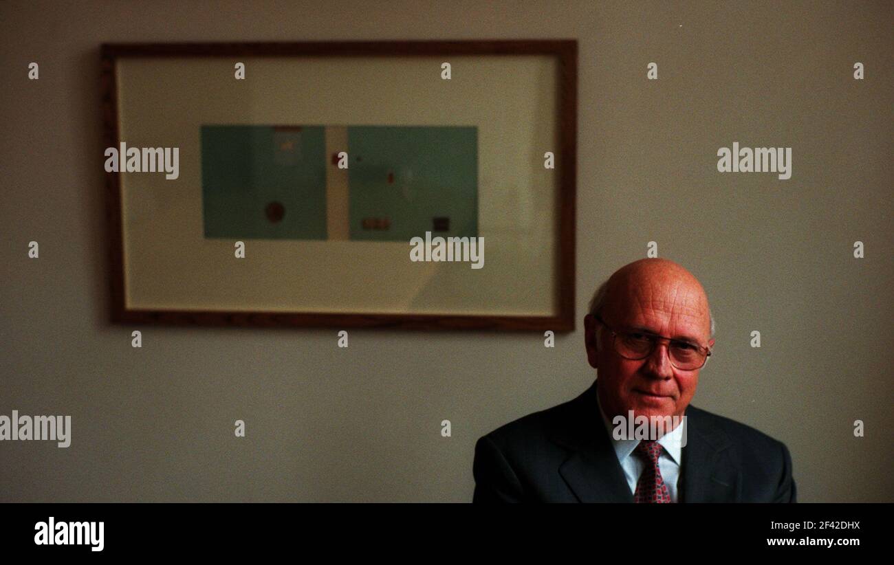 Fw de klerk president south hi-res stock photography and images - Alamy