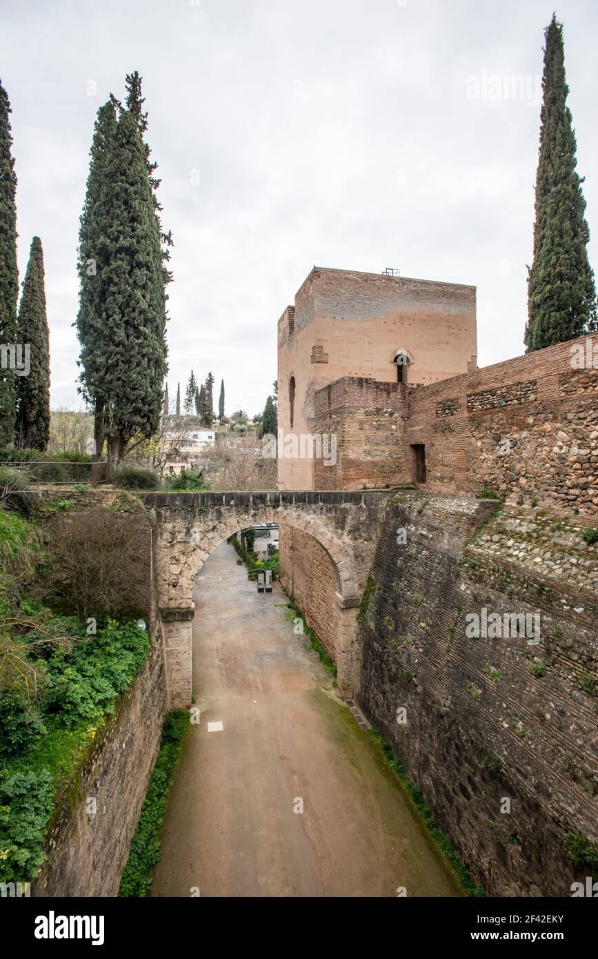 The monumental complex of the Alhambra, Granada Stock Photo - Alamy