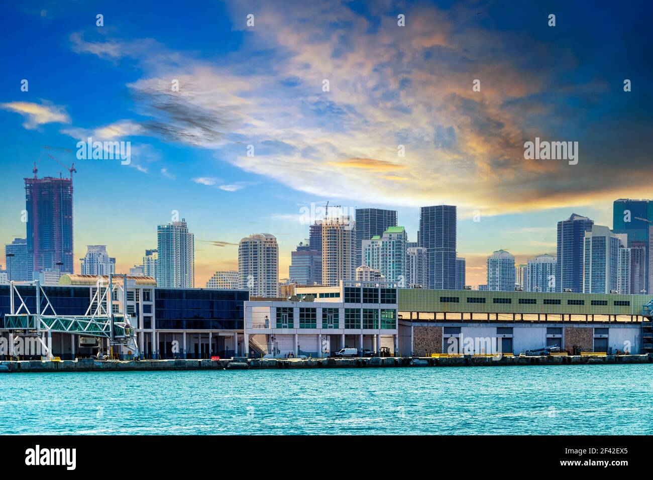 Miami city during the daytime, Florida, USA Stock Photo - Alamy