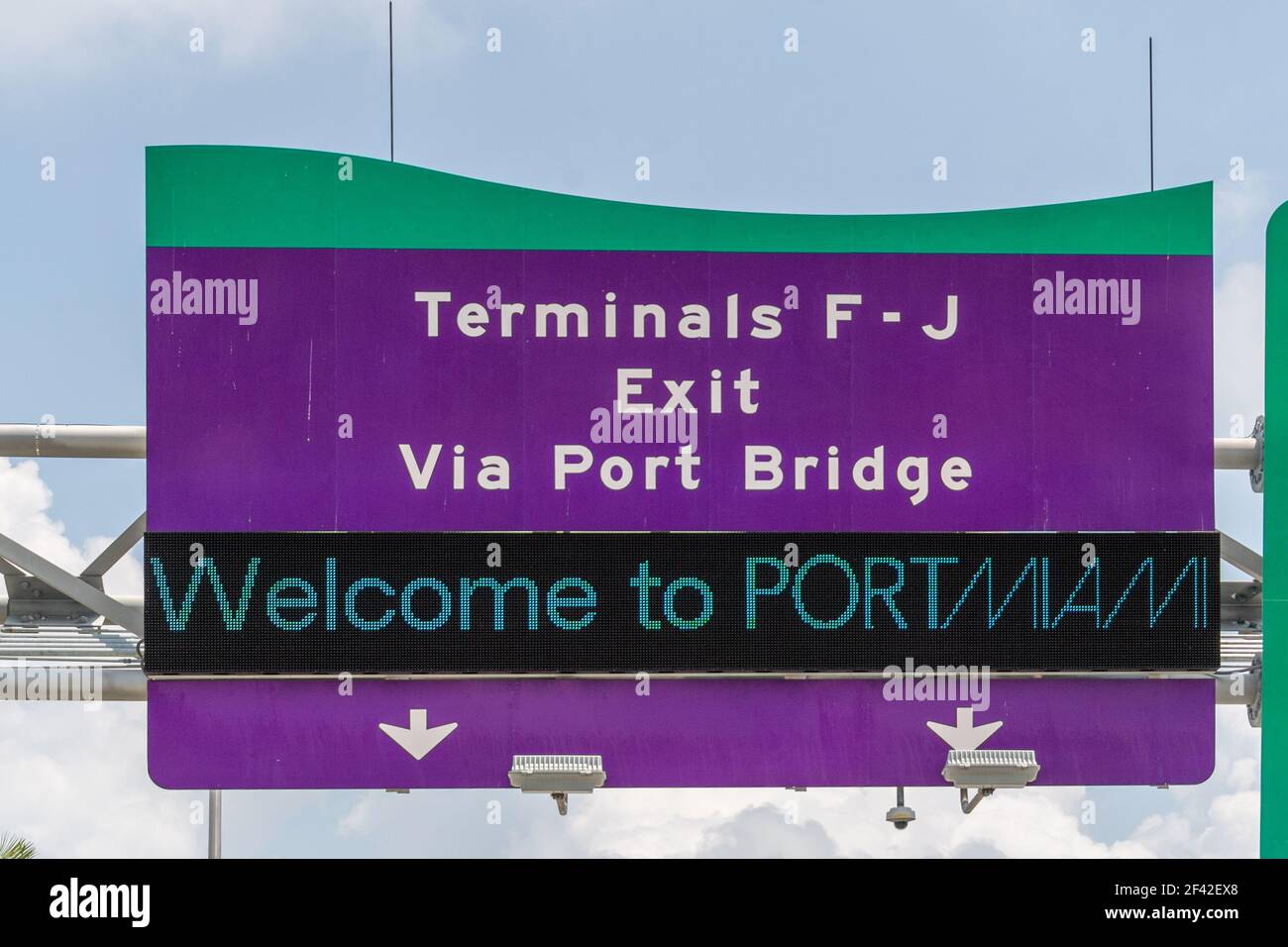 Welcome to miami sign hi-res stock photography and images - Alamy