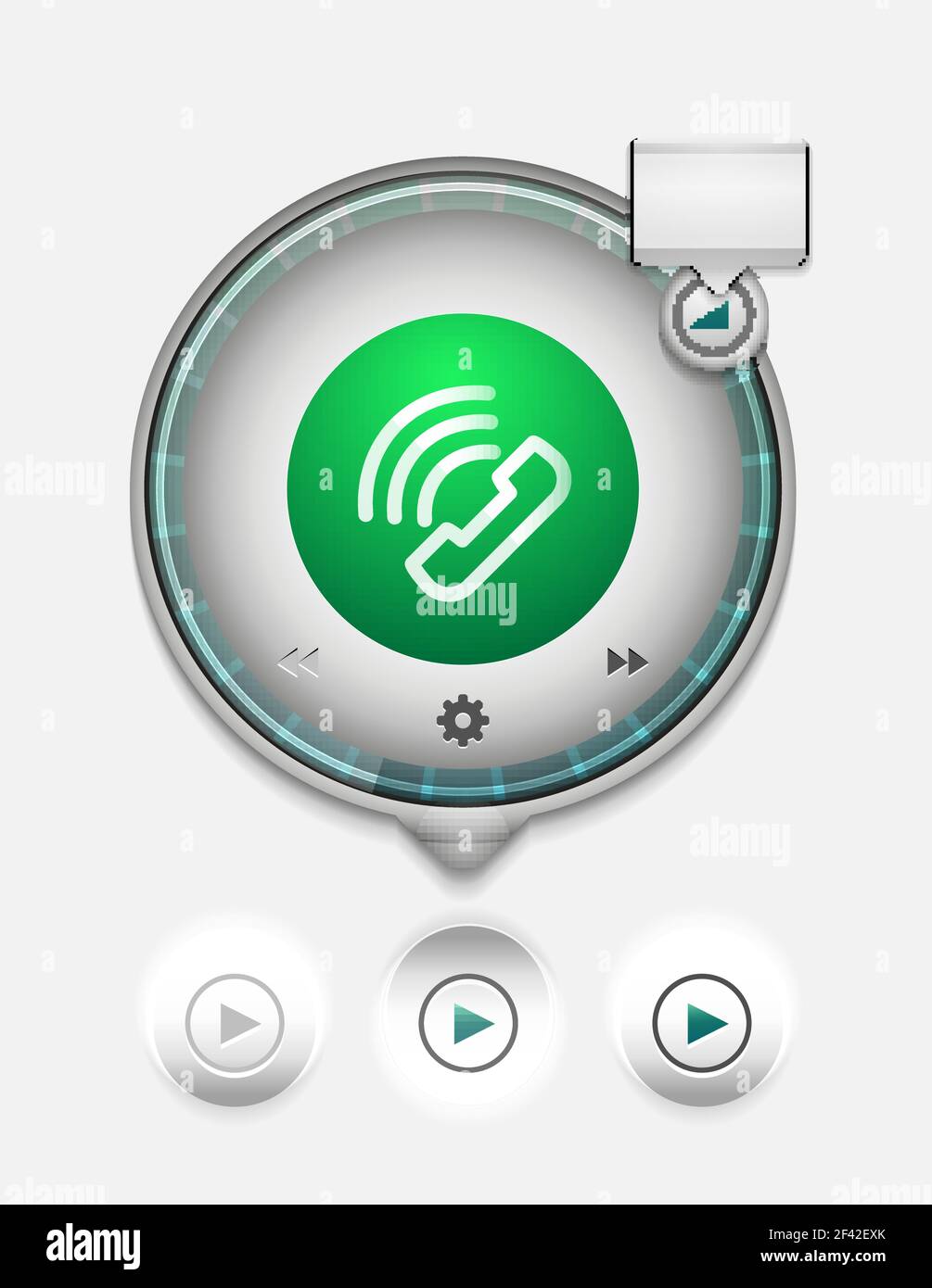 Vector phone support web button. Vector phone support web button ...