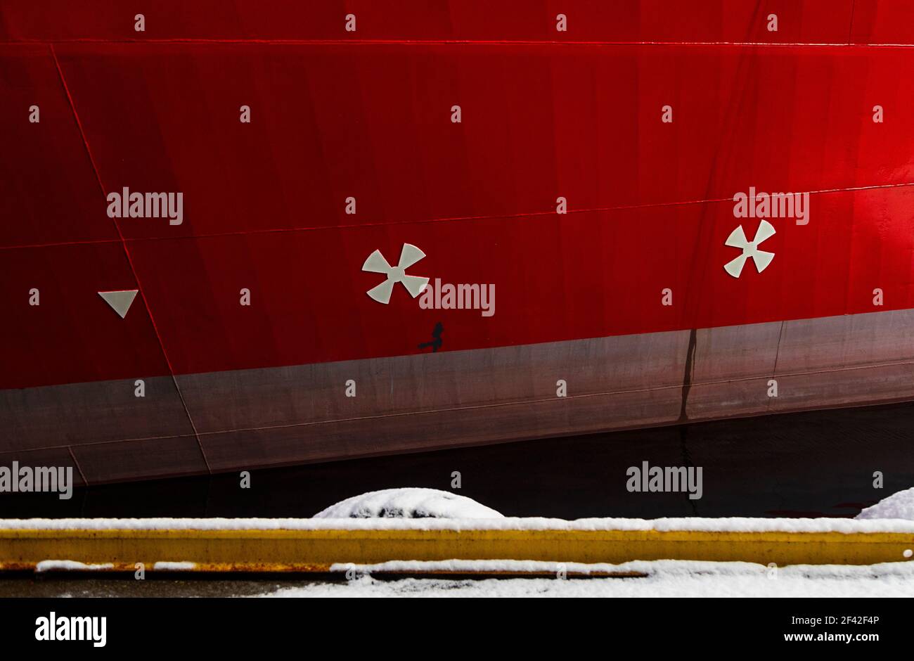 Details from the hull Offshore Anchor Handling Tug Supply vessel (AHTS ...