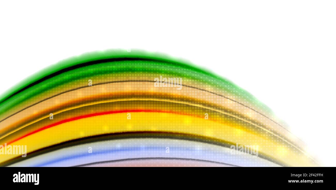 Abstract flowing motion wave, liquid colors mixing, vector abstract ...