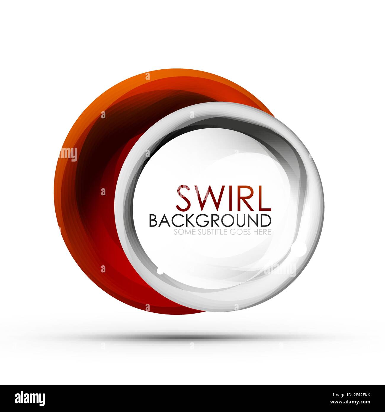 Spiral swirl flowing lines 3d vector abstract digital motion background ...