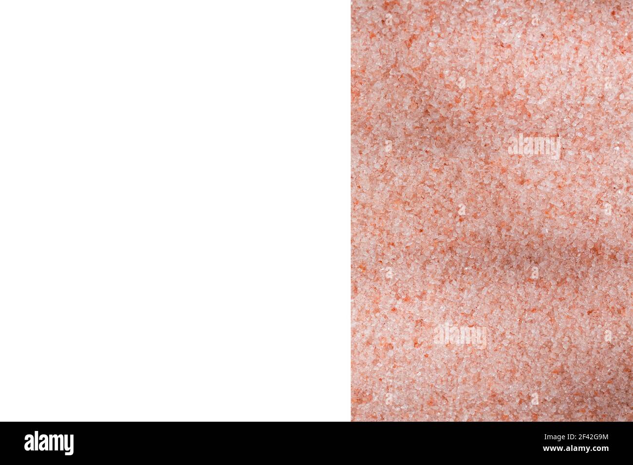 Fine grains of pink Himalayan salt, powder red rock salt from Pakistan ...