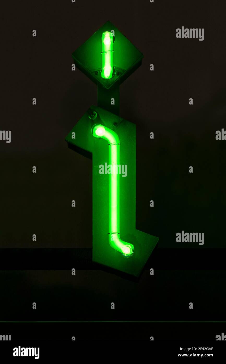 Neon letter i hi-res stock photography and images - Alamy