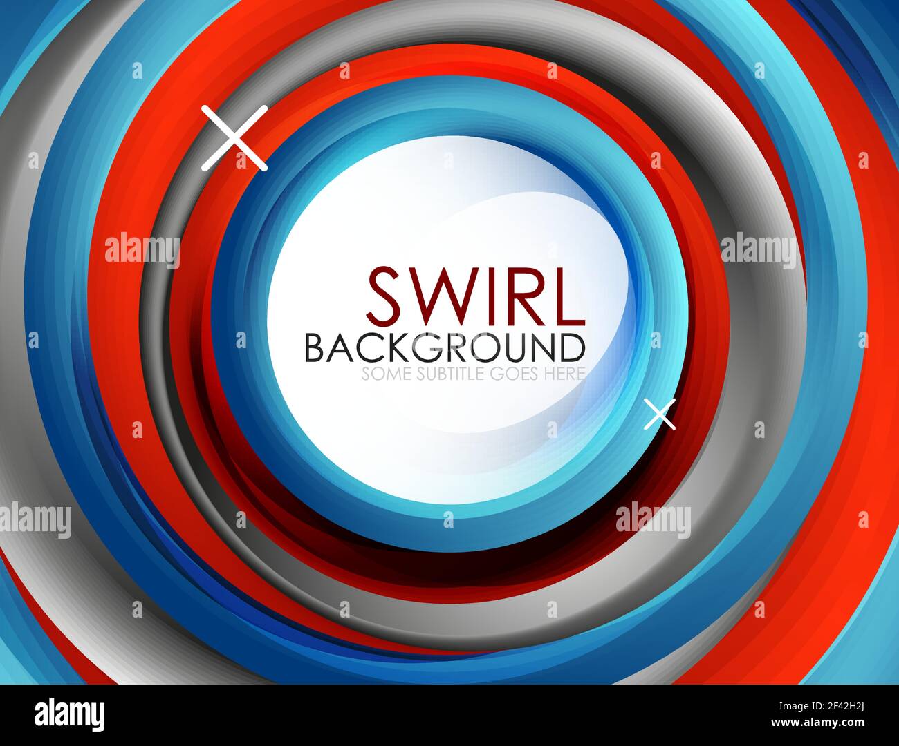 Spiral swirl flowing lines 3d vector abstract background. Spiral swirl ...