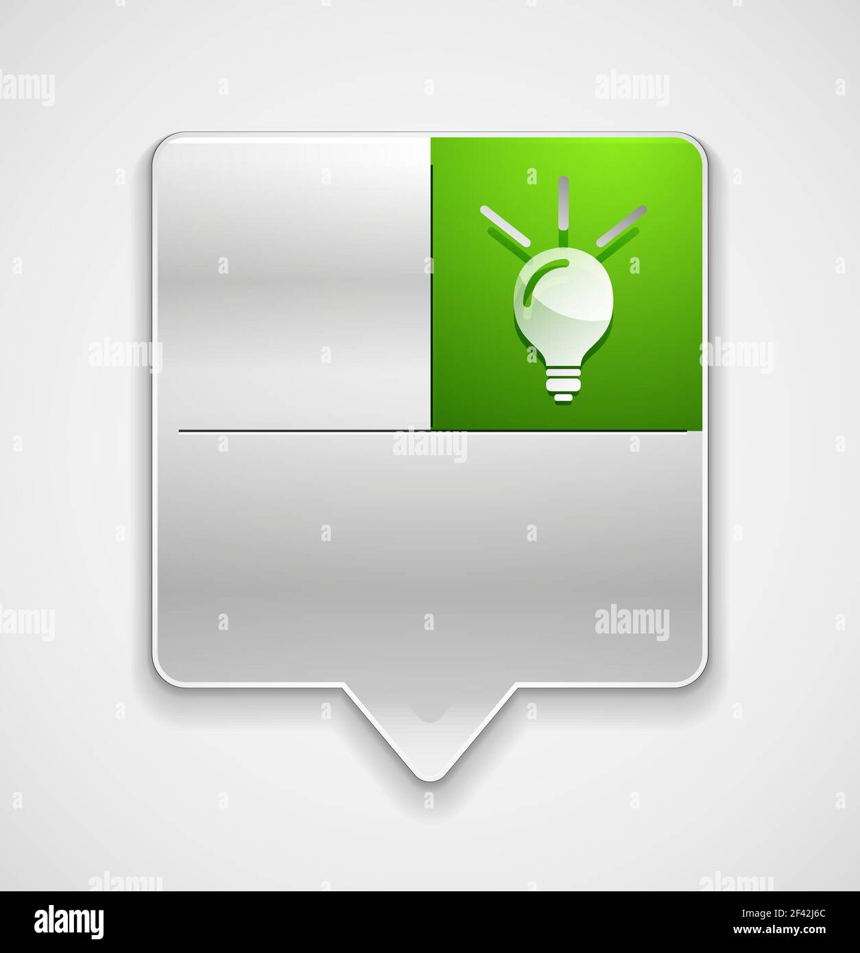 Light bulb, new idea concept web button. Light bulb, new idea concept ...