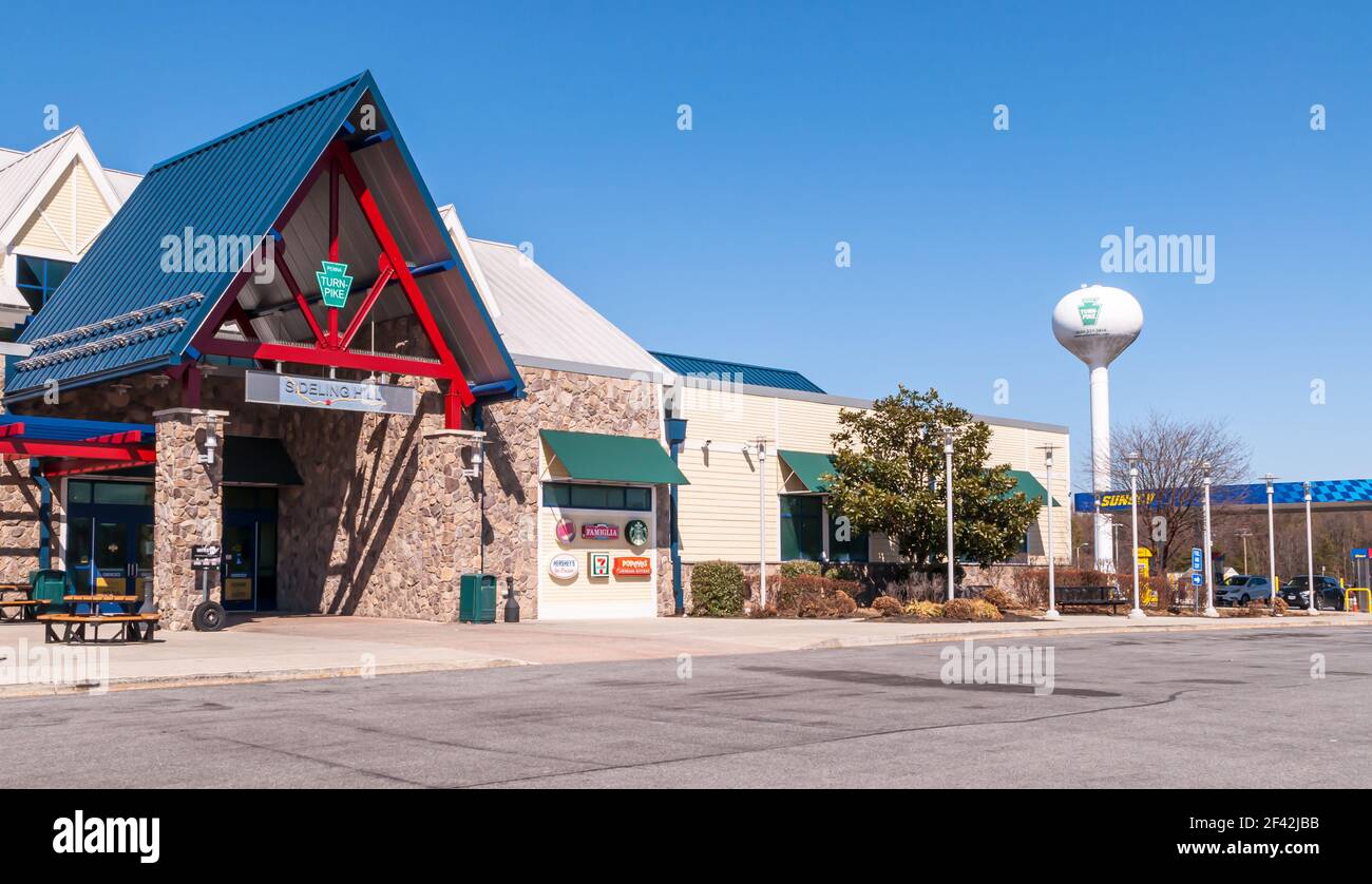 Sideling hill rest stop hi-res stock photography and images - Alamy