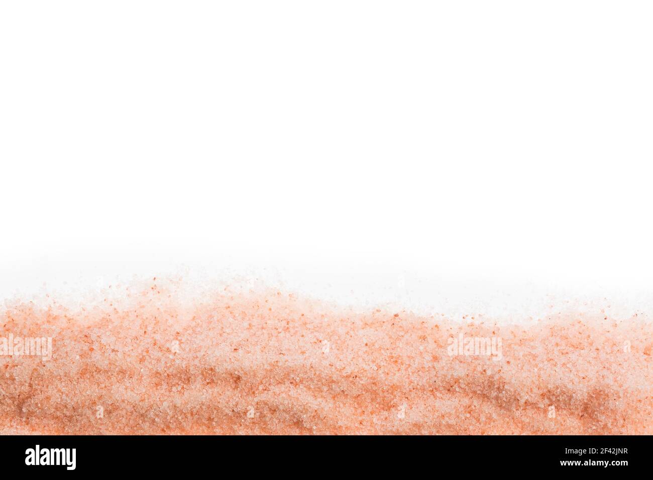 Fine grains of pink Himalayan salt, powder red rock salt from Pakistan ...