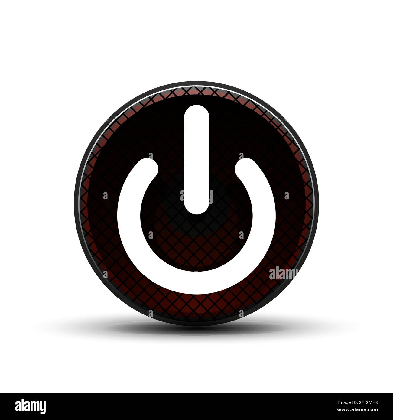 Techno futuristic start power button. Techno futuristic start power ...