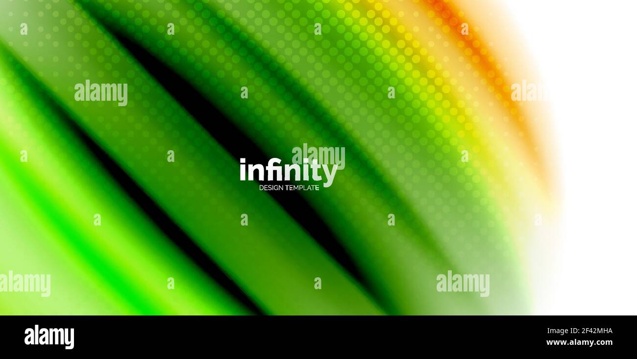 Gel jelly fluid flowing liquid rainbow style colours, wave abstract ...