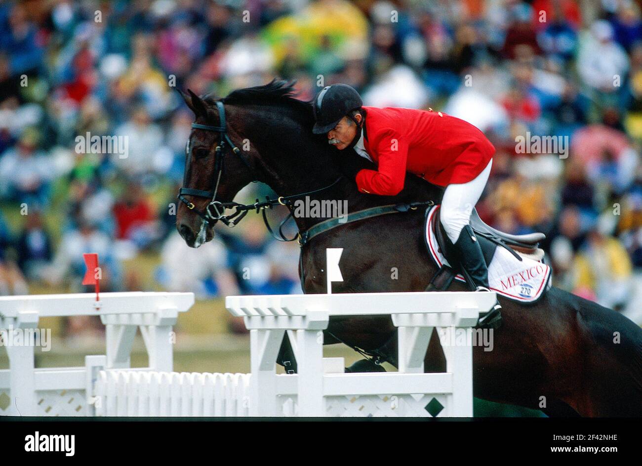 Olympic Games, Sydney October 2000, Alfonso Romo (MEX) riding ...
