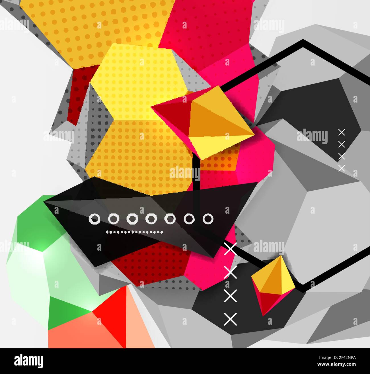 Colorful spectrum vector cube design hi-res stock photography and ...