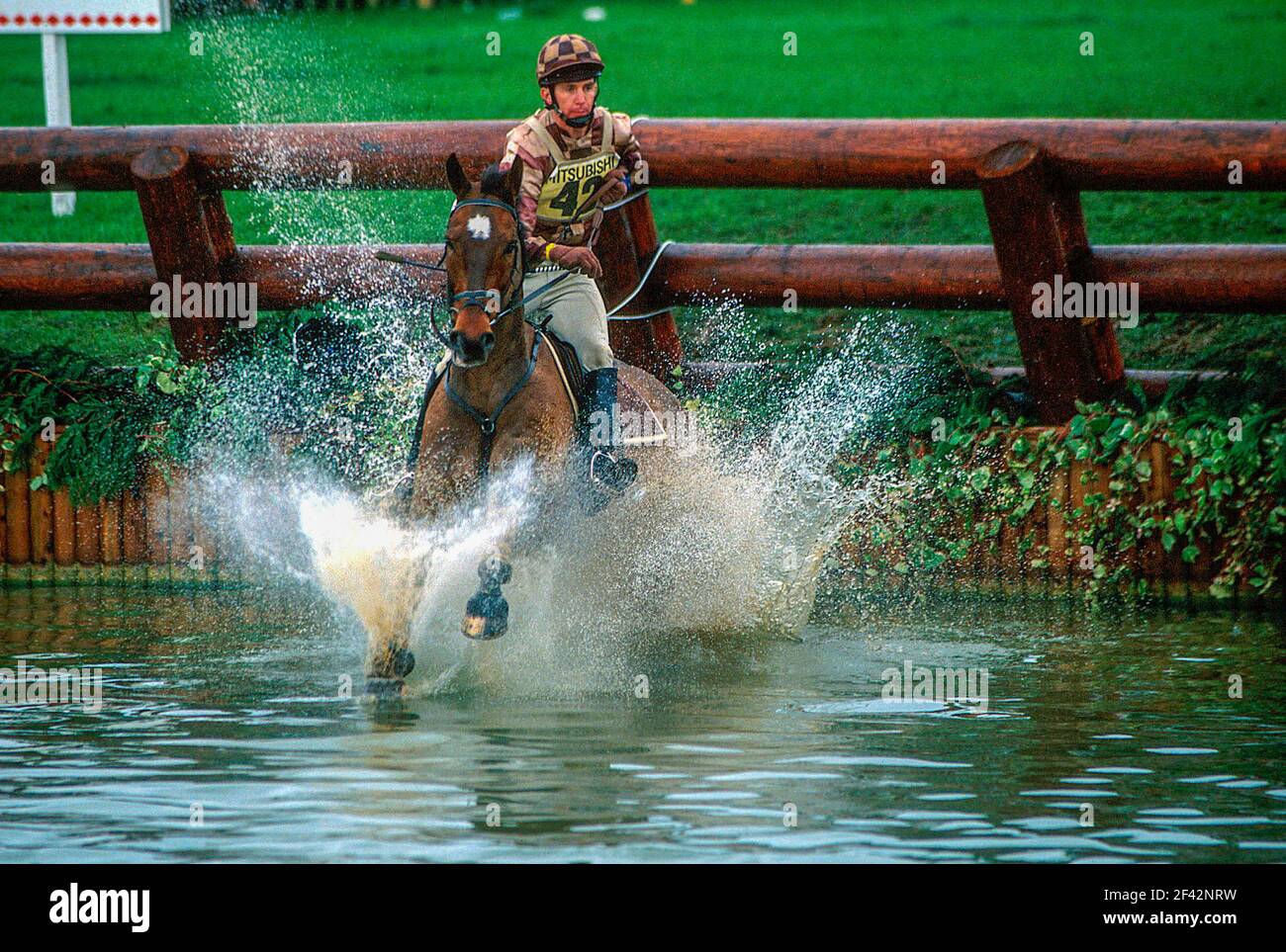 CCI Badminton 1992, Matt Ryan of Australia with Kibah Tic Toc riding ...