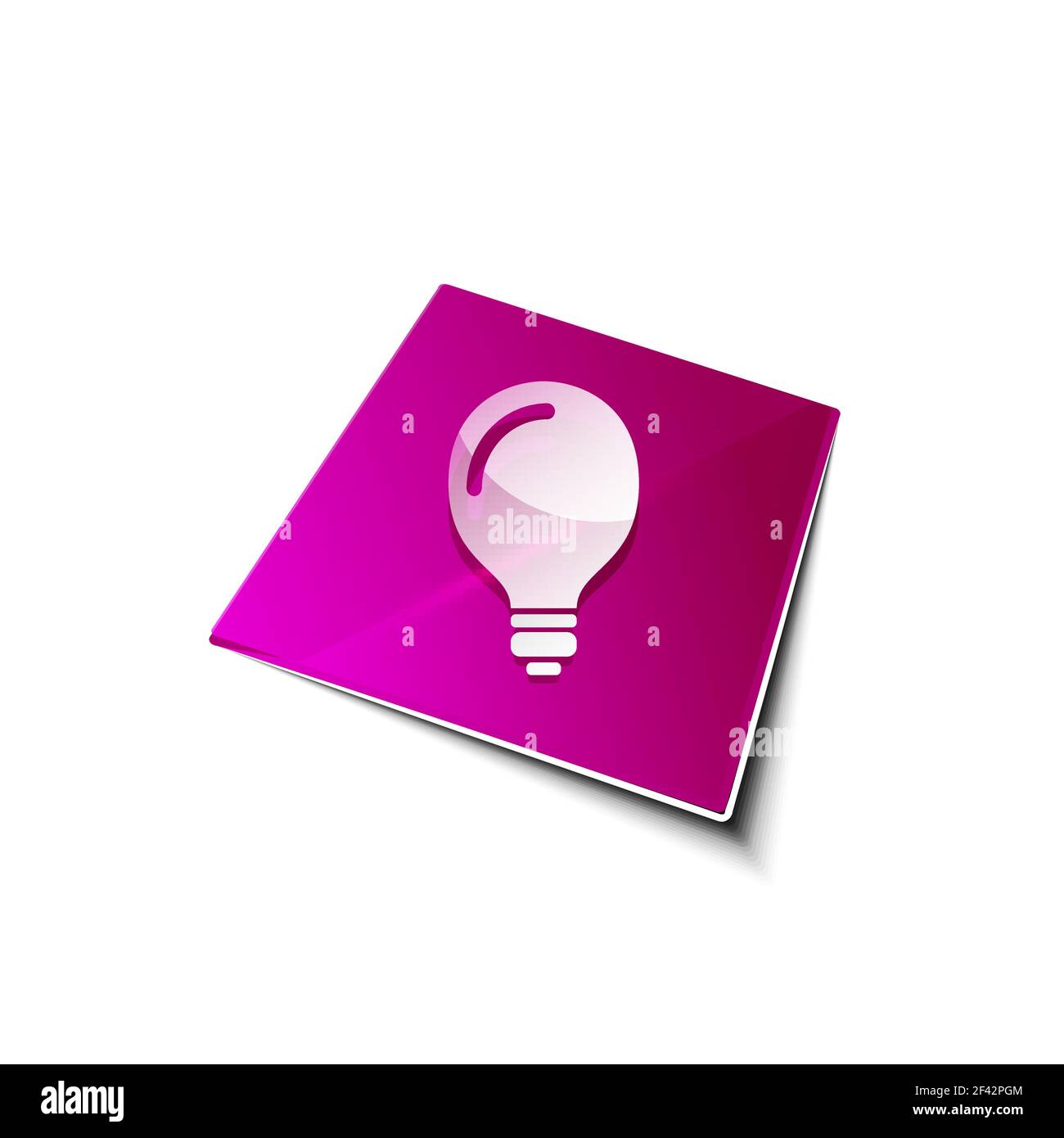 Light bulb, new idea concept web button. Light bulb, new idea concept ...