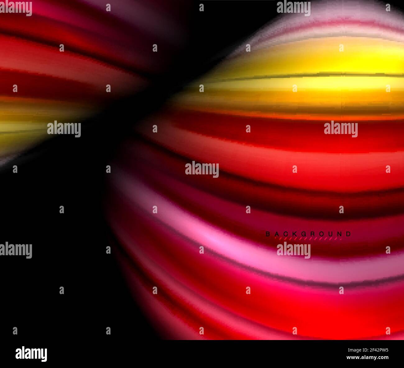 Wave blend bubble liquid Stock Vector Images - Alamy