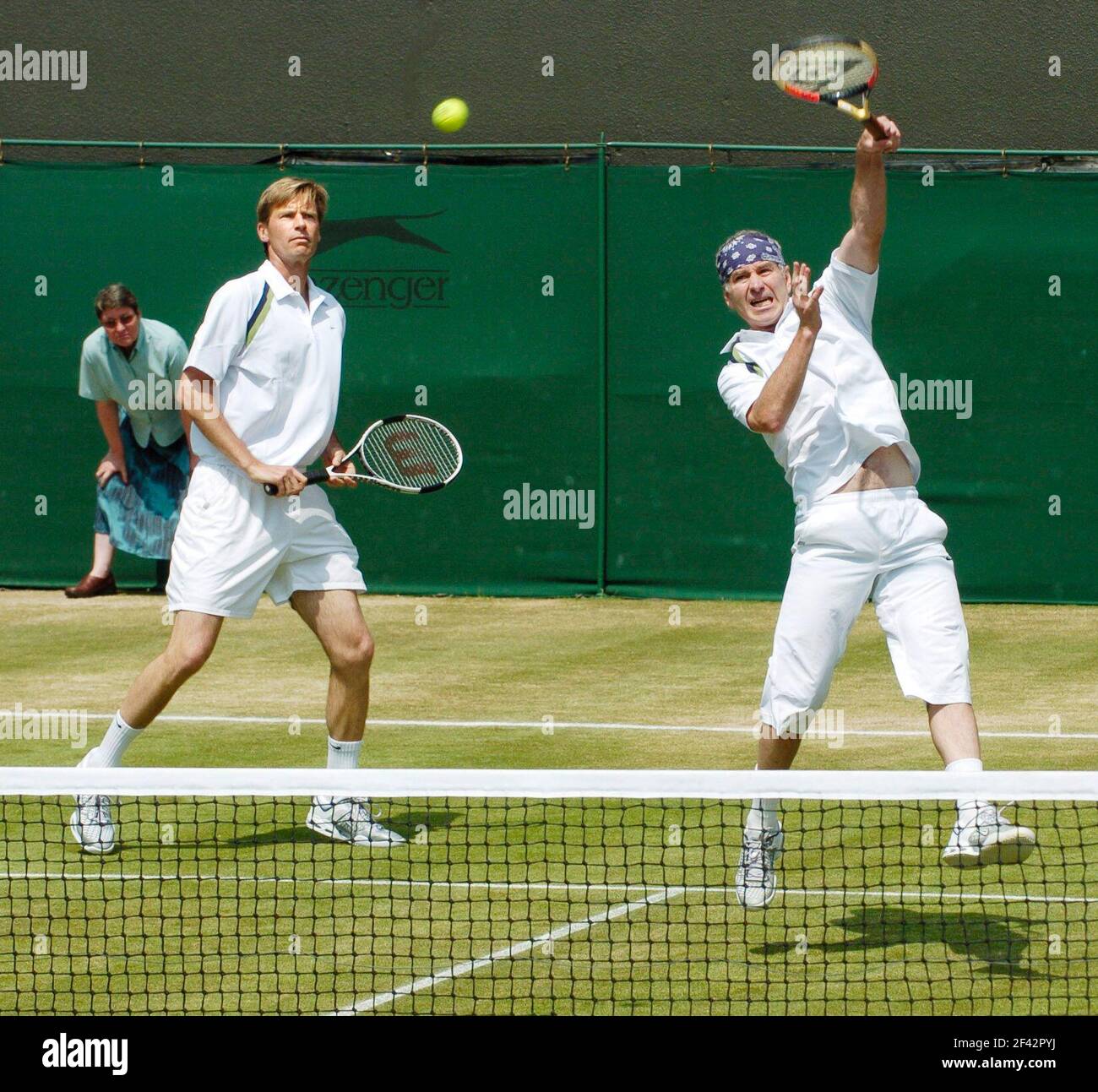 John mcenroe peter fleming v john feaver john hi-res stock photography ...