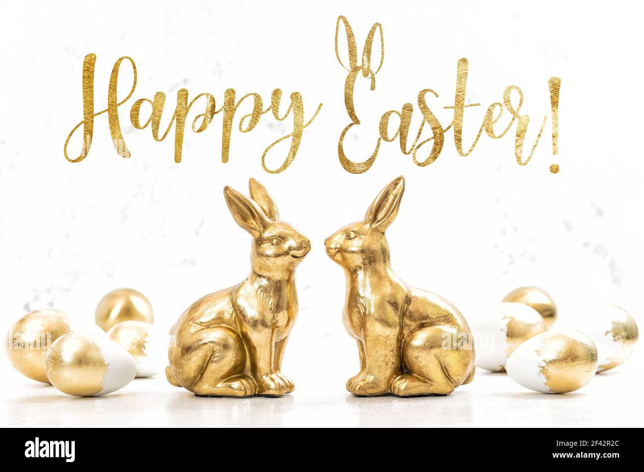 Gold bunnies hi-res stock photography and images - Alamy